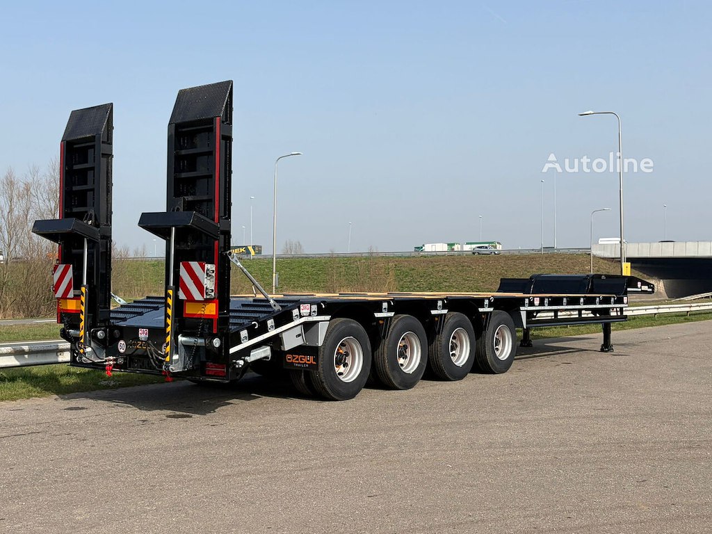 Nova Özgül 80 Ton 4 axle - LW4 AFR FIX poluprikolica sa niskom platformom