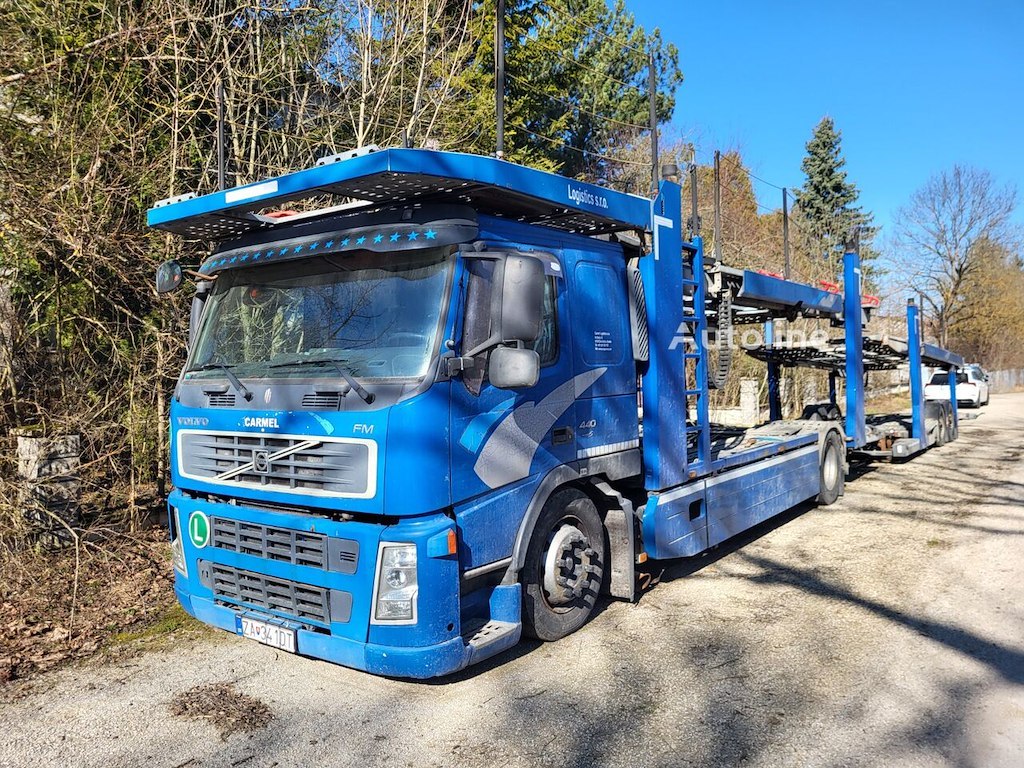 Prodaje se Volvo FM 440 autotransporter na aukciji + prikolica autotransportera