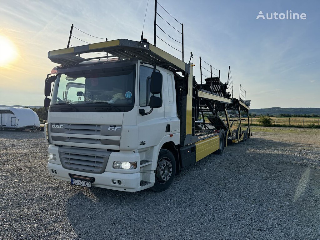DAF CF 85 autotransporter + prikolica autotransportera
