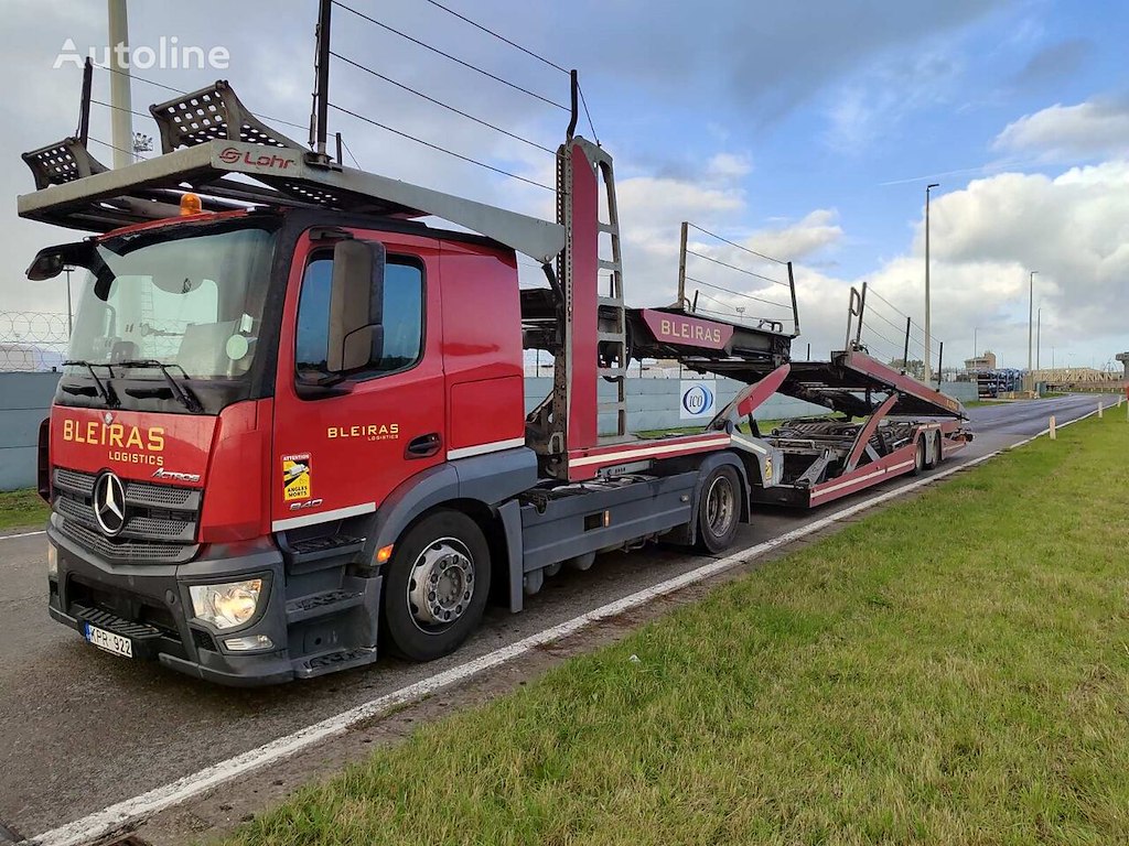 Mercedes-Benz + LOHR 2018 autotransporter + prikolica autotransportera