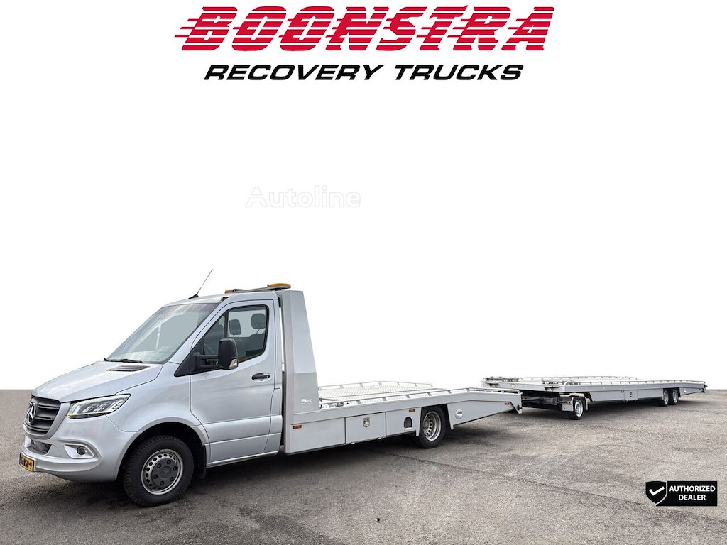 Mercedes-Benz Sprinter V6 519 Tijhof TS5400 Luft Winde autotransporter + prikolica autotransportera