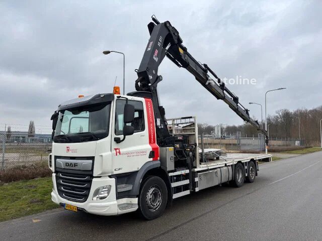 DAF CF 410 6x2 / Hiab 377E-6 Hipro kamion platforma