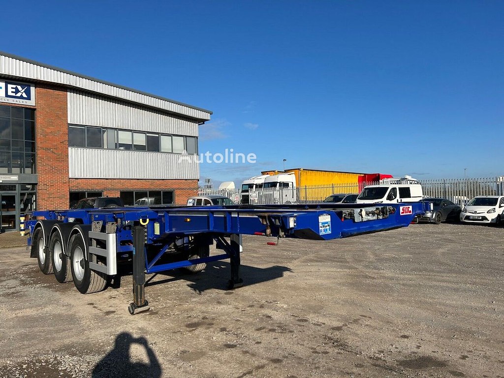 SDC TRI AXLE 14 LOCK SLIDING SKELETAL TRAILER 2022 – C566577 poluprikolica za prevoz kontejnera