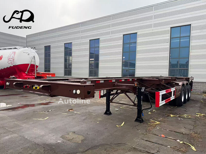 Nova Fudeng New 3 Axle Container Chassis Trailer for Sale poluprikolica za prevoz kontejnera