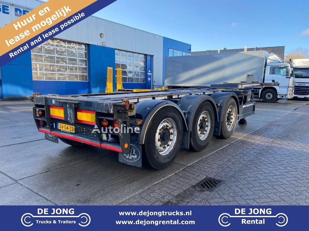 Renders F08FJ3HWSA Euro 800 3DFCST / Container Chassis / 45FT / 1x Lift poluprikolica za prevoz kontejnera
