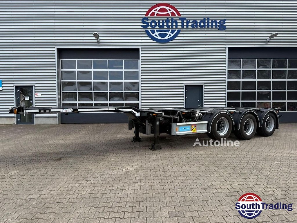 D-Tec FLEXITRAILER D-Tec APK 20-10-2026, Genset Enstar BJ 2023 with 22 poluprikolica za prevoz kontejnera