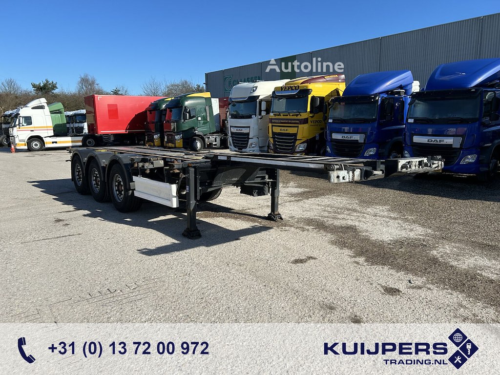 Renders Euro 800 / Multi Container Chassis poluprikolica za prevoz kontejnera