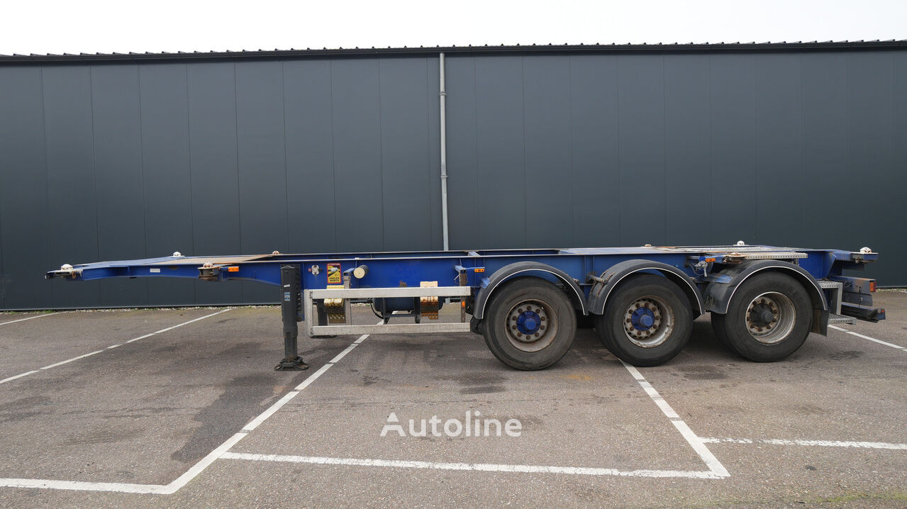 Burg Container transport trailer adr 20/30ft poluprikolica za prevoz kontejnera