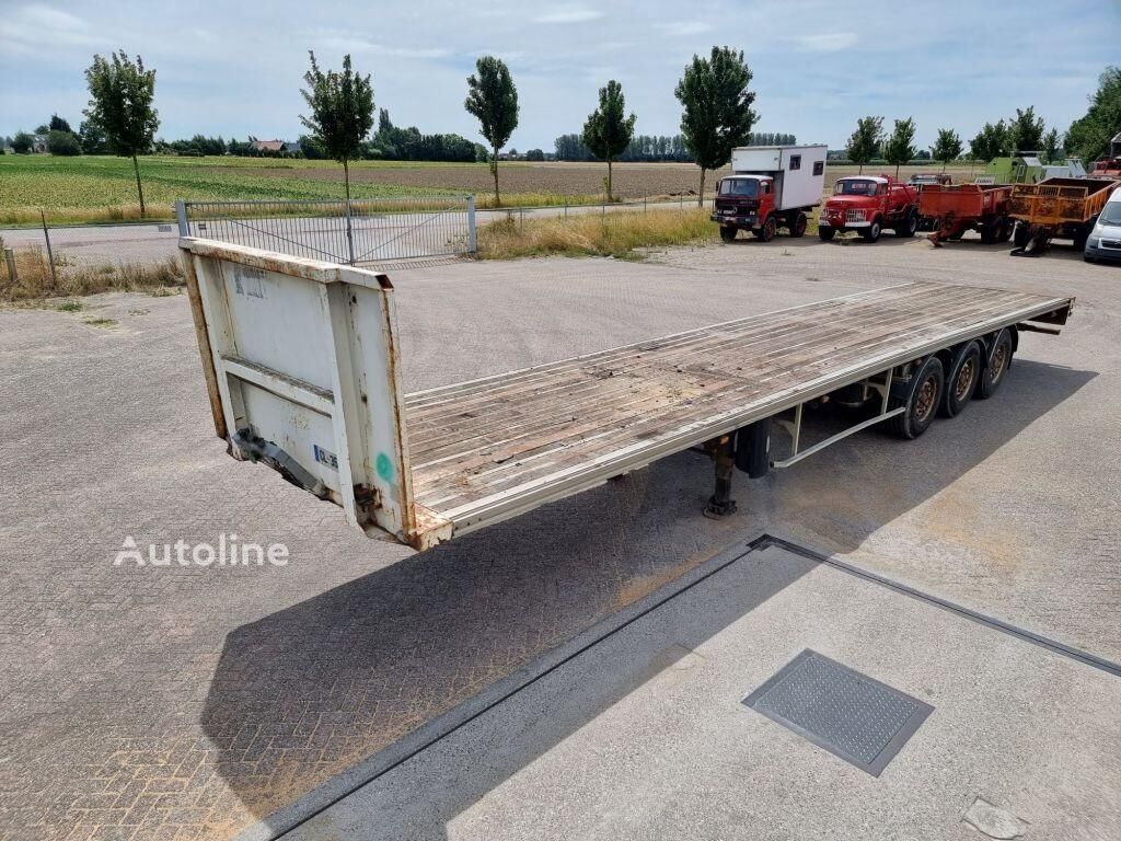 Titan Mercedes Titan 3-axle flatbed trailer - Mercedes axles - Disc br poluprikolica platforma