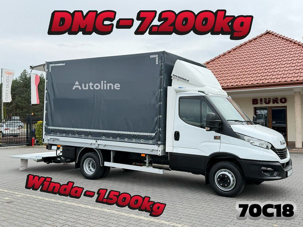 IVECO Daily 70C18 V H kamion s ceradom