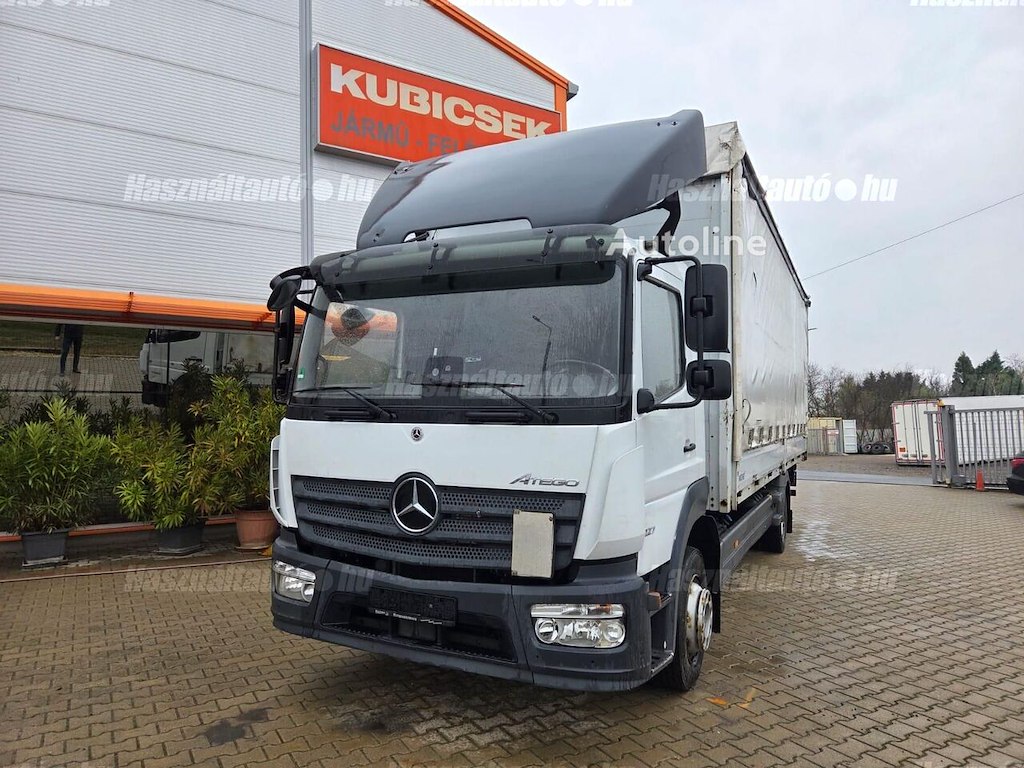 Mercedes-Benz ATEGO 1227 PONYVÁS-EMELŐHÁTFALAS 7.27 m kamion s ceradom