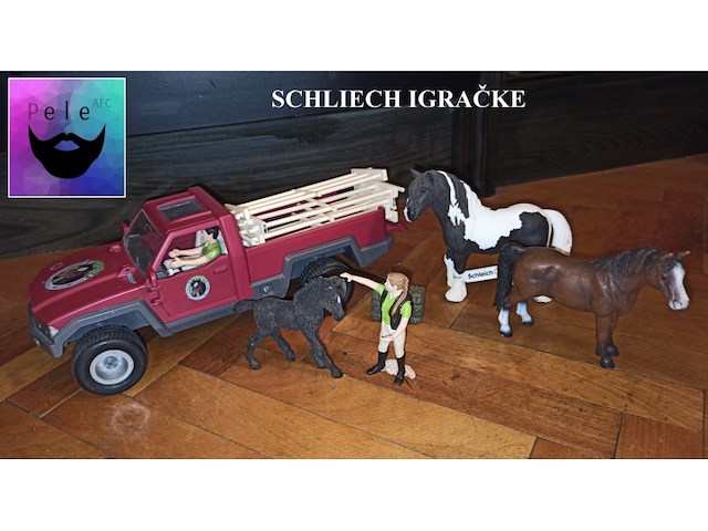 Schleich Pick Up auto + figure - TOP PONUDA