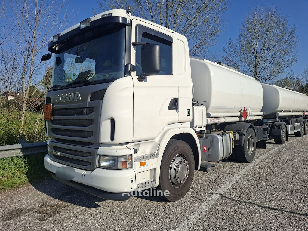 Scania G480 autocisterna za gorivo + prikolica cisterna za gorivo
