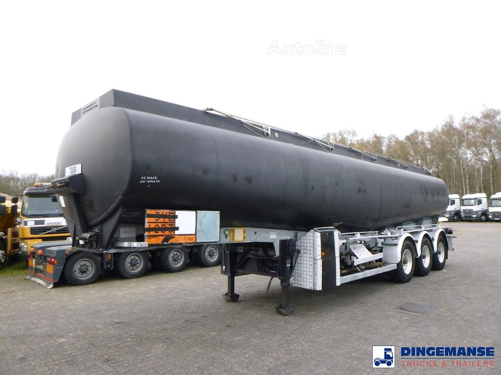 Crane Fruehauf Fuel tank alu 37 m3 / 2 comp cisterna za goriva i maziva