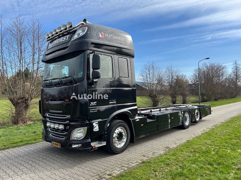 DAF XF 510 | BDF | RETARDER | STEERING AXLE | vozilo za prevoz kontejnera