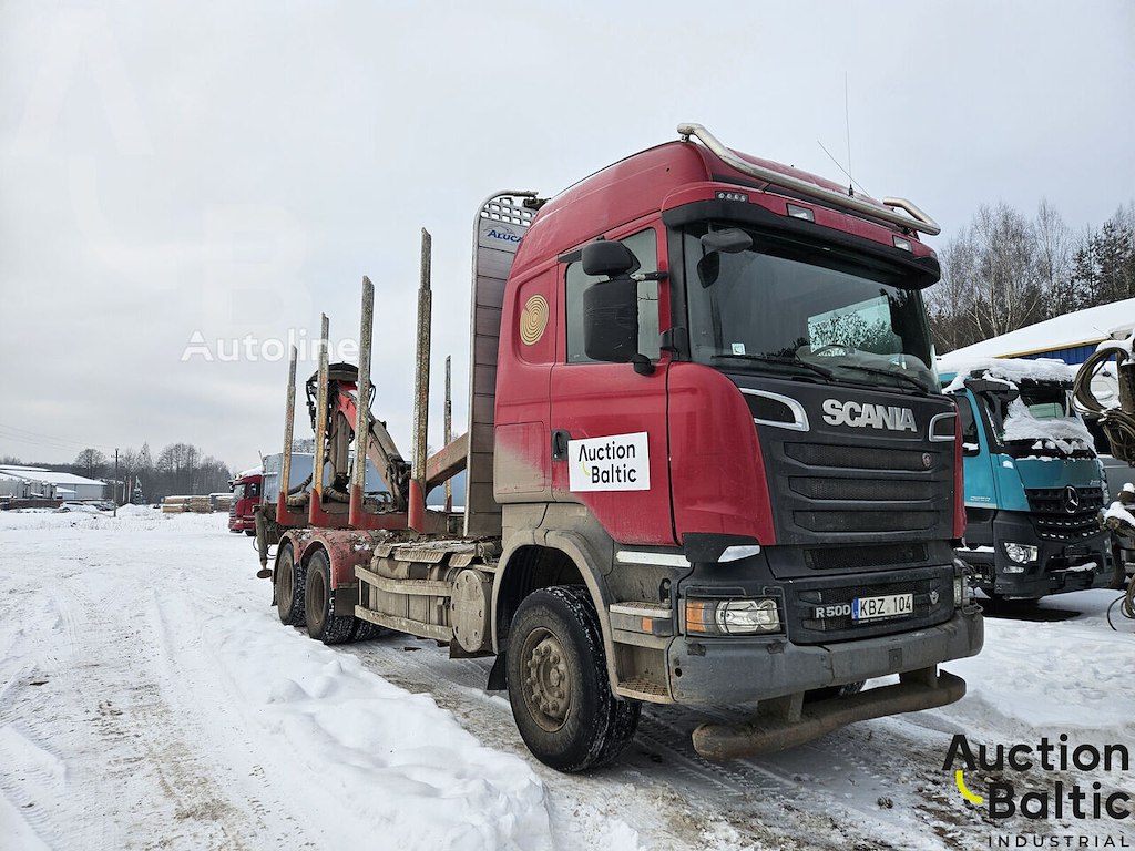 Prodaje se Scania R 500 kamion za prevoz drva na aukciji