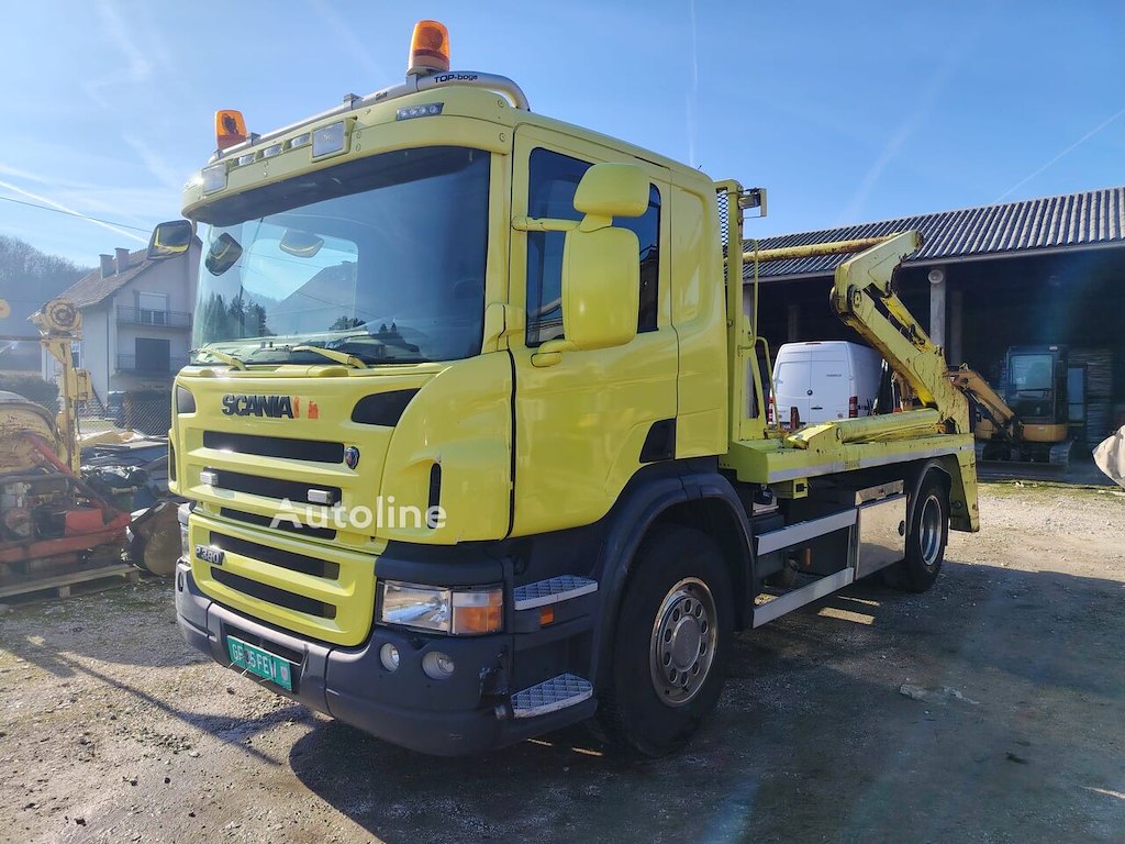 Scania P380 kamion autopodizač kontejnera