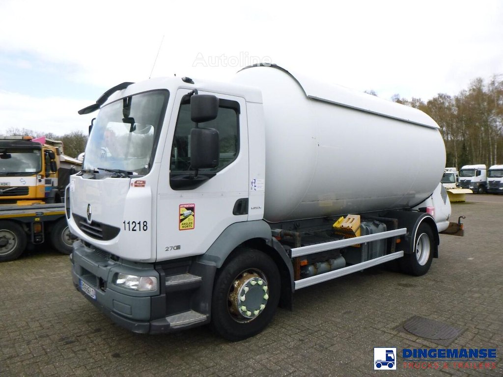 Renault Midlum 270 dxi 4x2 gas tank 20.3 m3 autocisterna