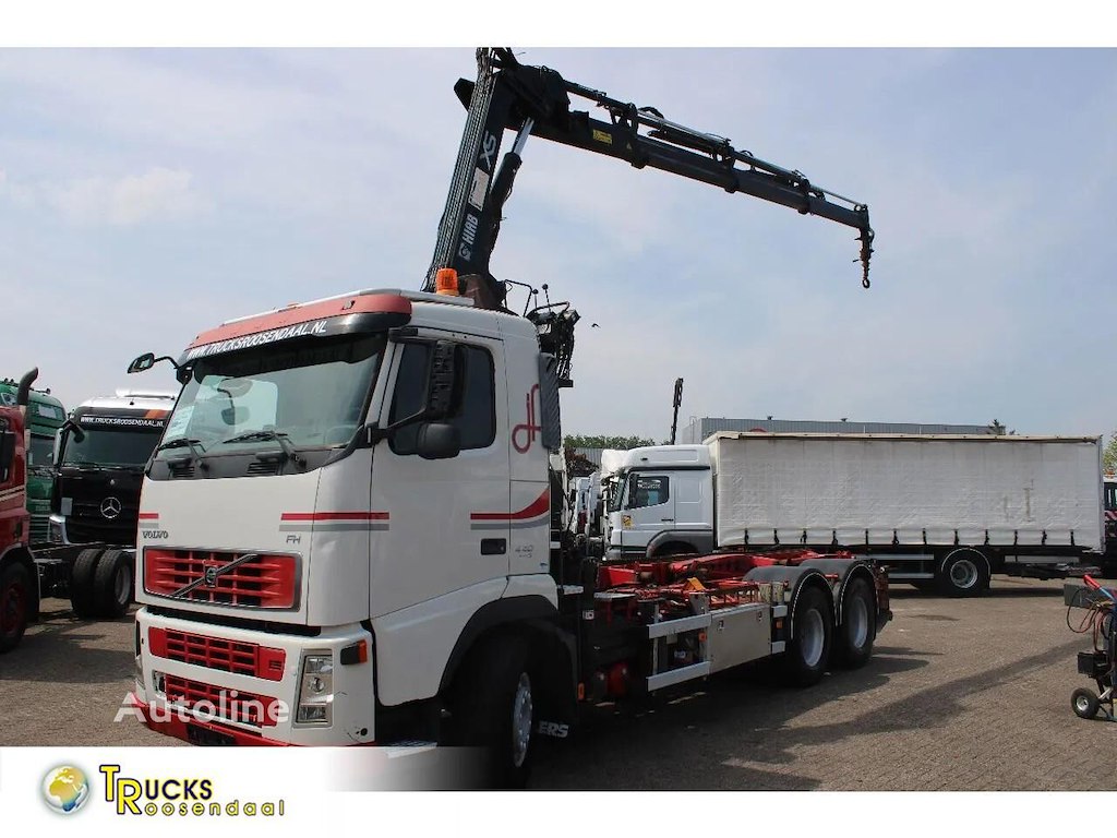 Volvo FM 12.440 +6X4+ HIAB 166E3 PRO + EURO 5 + MANUAL kamion sa kukom za podizanje tereta