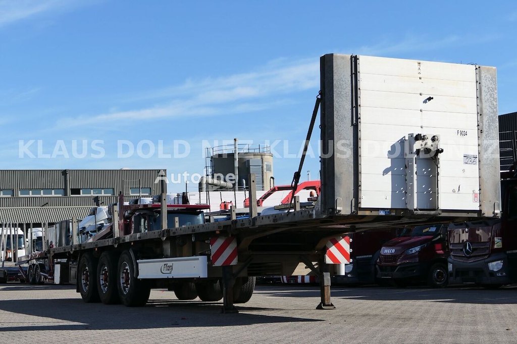 Fliegl SDS 350 Liftachse Alu-Bordwände Runge poluprikolica sa ravnom platformom