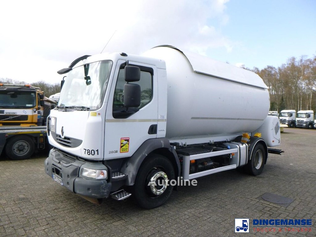 Renault Midlum 280 dxi 4x2 gas tank 19 m3 kamion za transport gasa