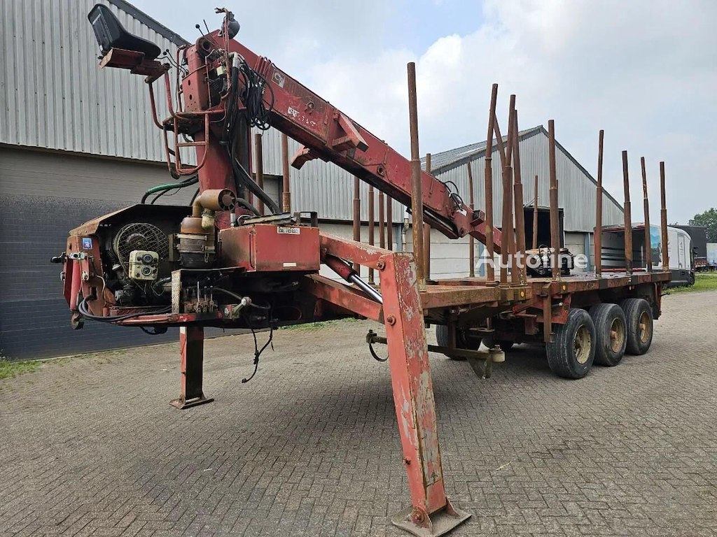 Doll 20T Crane Doll 20T Crane Semi-trailer 1991 – 3 Axles – 25 Ton Pa poluprikolica za prevoz drva