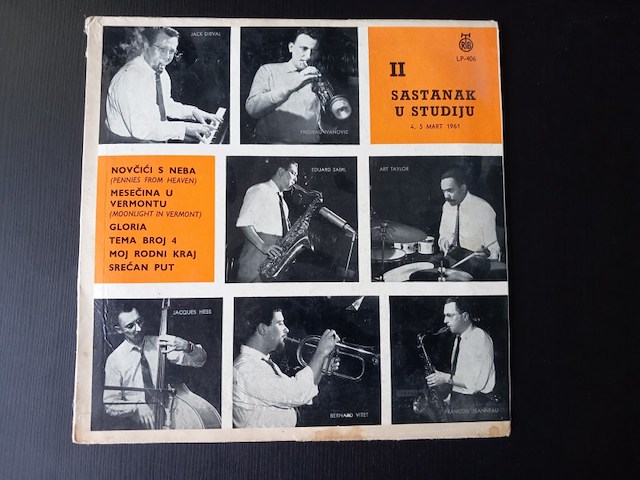 Sastanak u studiju II (1961) Originalno izdanje LP 10