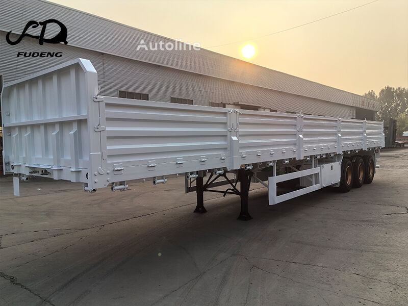 Nova Fudeng New 3 Axle Bulk Cargo Side Wall Trailer for Sale poluprikolica za prevoz zrna