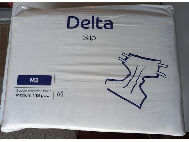 Delta Slip M2 pelene za odrasle, 18 komada, 7 paketa