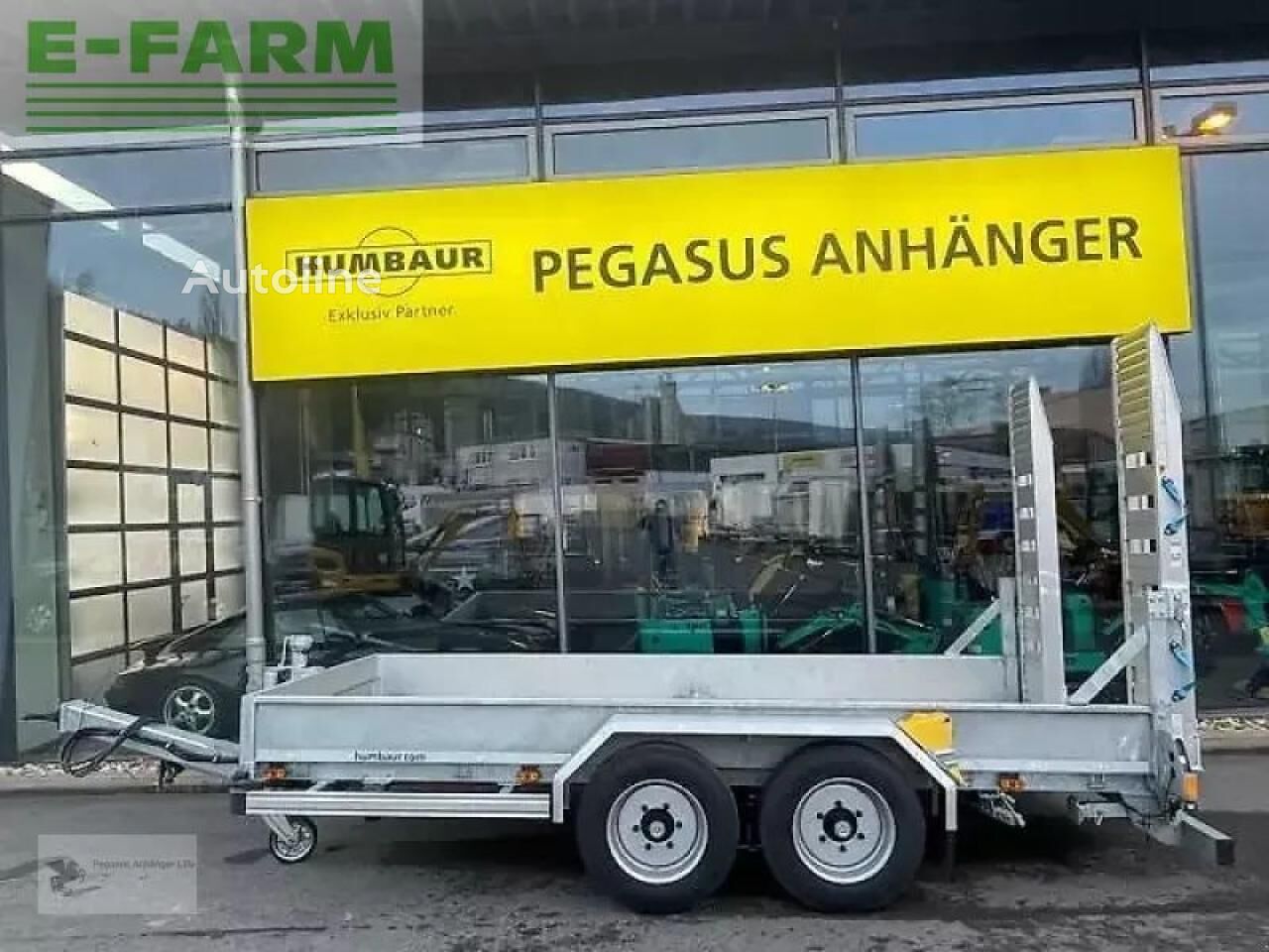 Humbaur hs 754520 bs neu 7,5to tieflader prikolica za građevinske strojeve