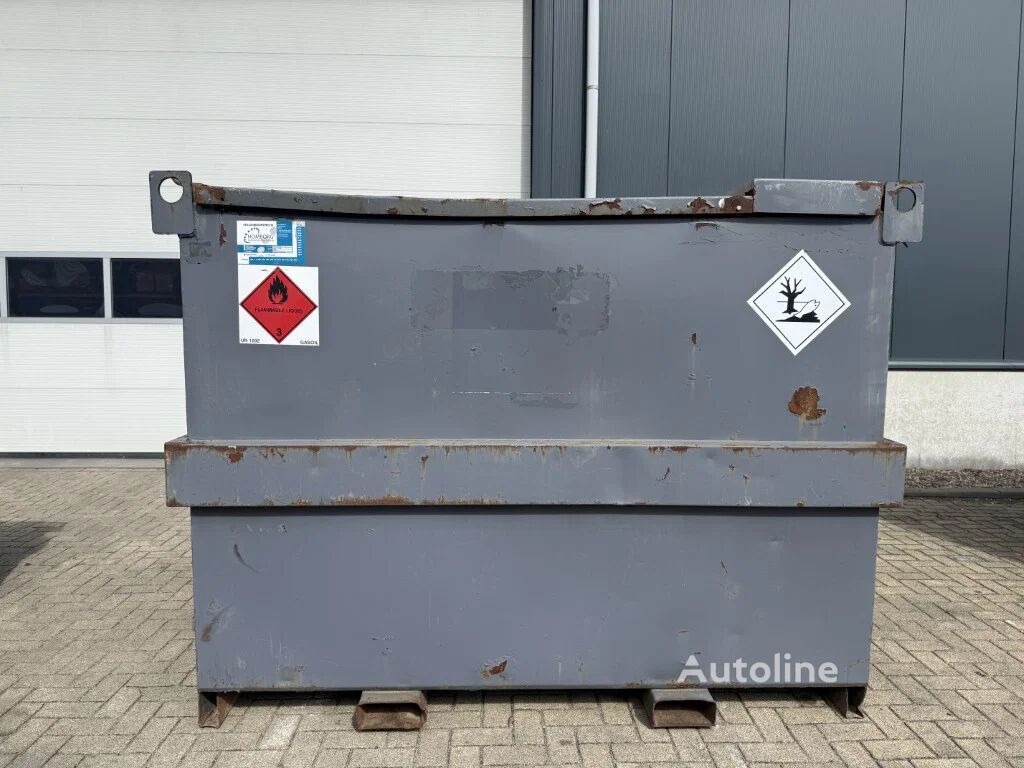 Kiwa IBC Steenbergen 3000 liter Dieseltank Milieutank 230 Volt Pompse rezervoar za skladistenje goriva