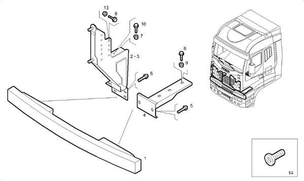 500396927 branik za IVECO Stralis kamiona