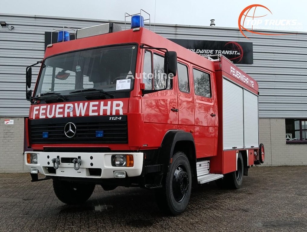 Mercedes-Benz 1124 AF 4x4 - 1.600 ltr -Feuerwehr, Fire brigade- Crew Cab - Ex vatrogasno vozilo
