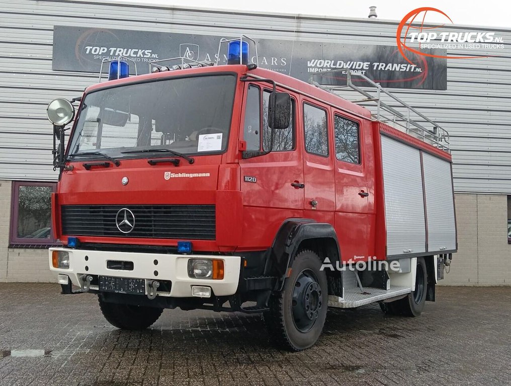 Mercedes-Benz 1120 AF 4x4 - 1.600 ltr watertank -Feuerwehr, Fire brigade- Crew vatrogasno vozilo