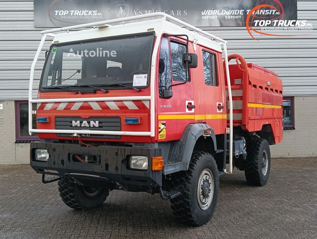 MAN LE 18.220 4x4 -4.000 ltr -200 ltr Foam -Camper -Fire, Brandweer, vatrogasno vozilo