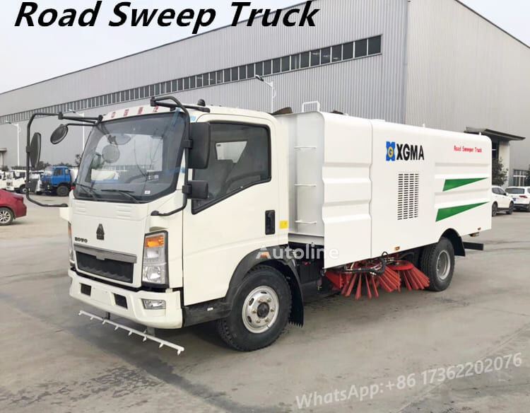 Novo Sinotruk Howo Road Sweeper Truck Street Cleaning Sweeping Truck For Sale vozilo za čišćenje ulica