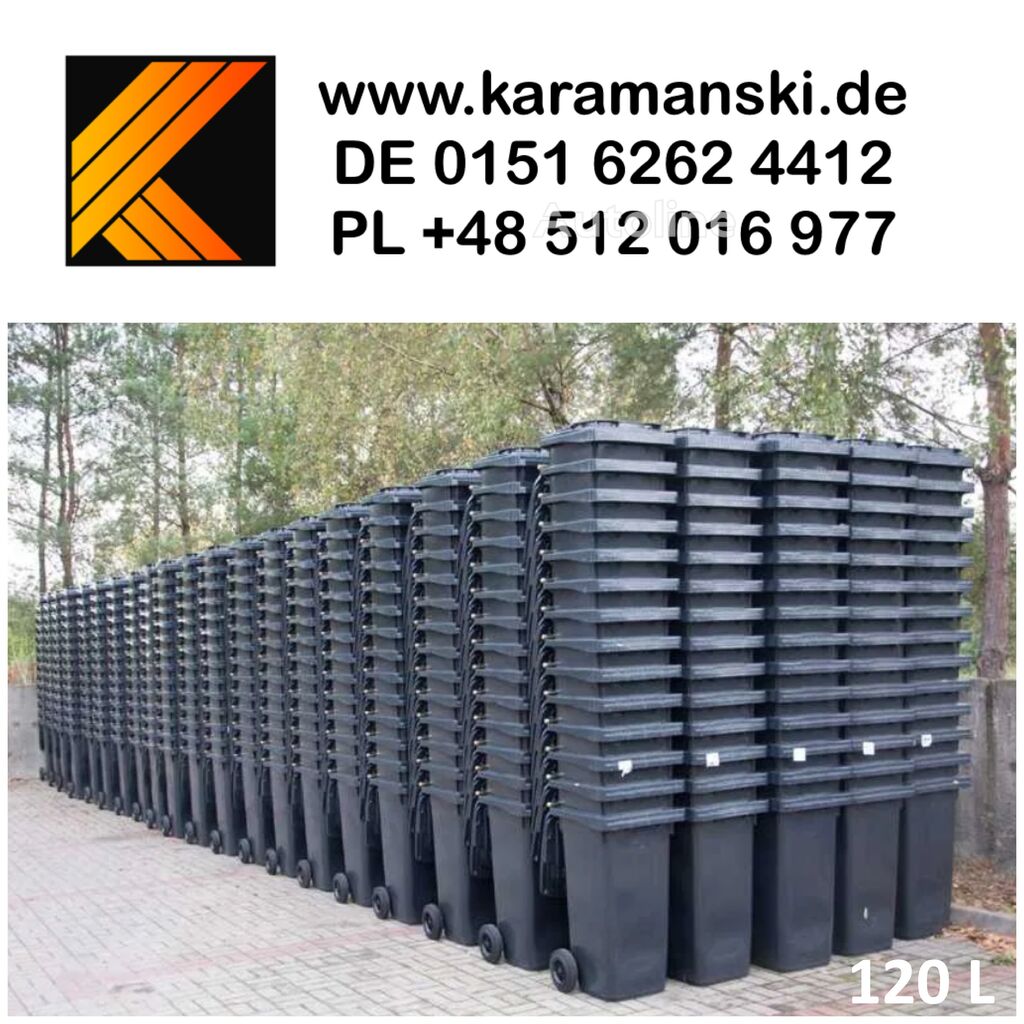 4000 x 140 L gebrauchte Mulltonnen, Containers Weste, 240 L, 6 kontejner za smeće