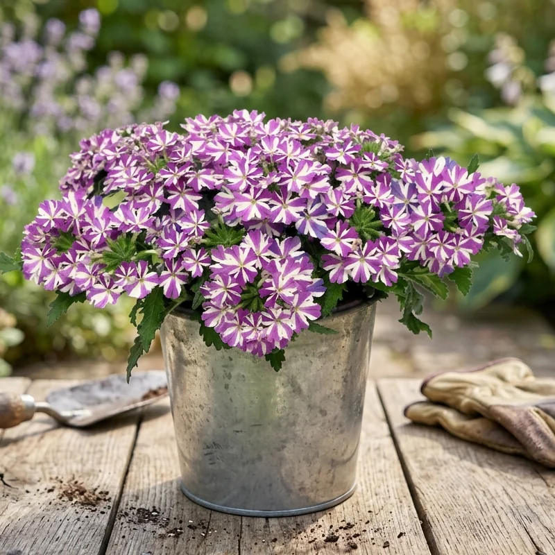 Verbena Bikolor purpurna