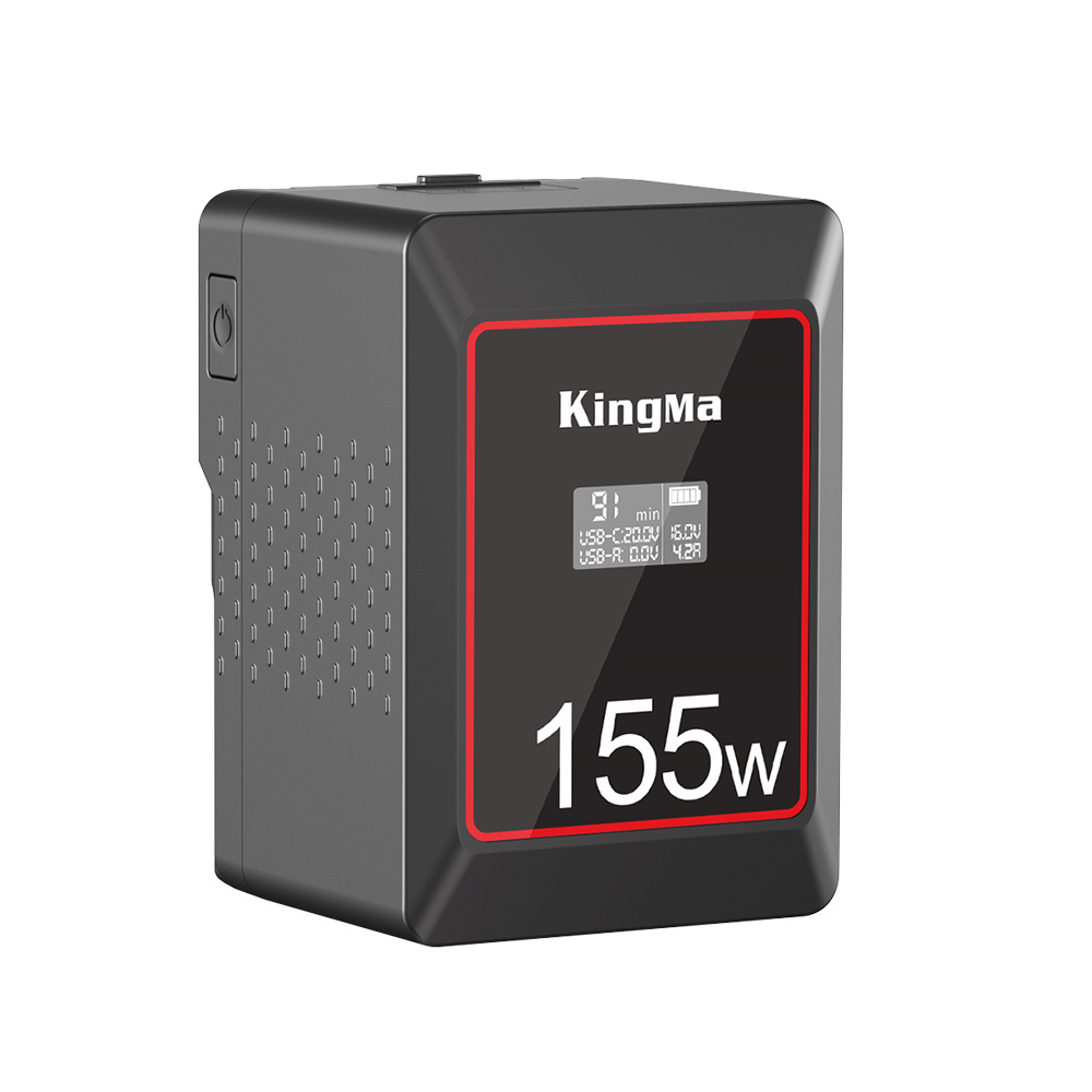Kingma 155W Mini Size V-Mount baterija sa OLED displejom 10500mAh (USB-C, D-Tap)
