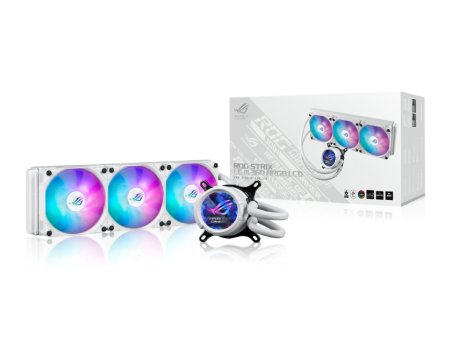 ASUS ROG STRIX LC III 360 ARGB LCD WHT belo vodeno hlađenje
