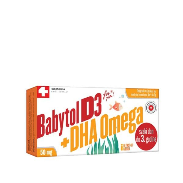 Babytol D3 + DHA Omega 60 kapsula
