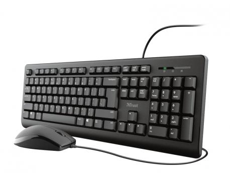 TRUST Tastatura+ miš Primo US, crni 23970