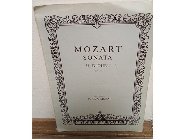 MOZART SONATA U D-DURU - JURICA MURAI