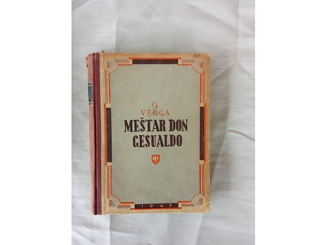 Meštar Don Cesualdo-Giovanni Verga-1947