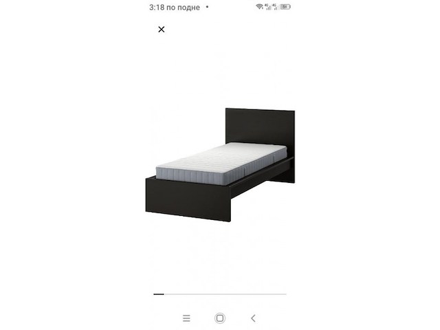 kao NOVO krevet i dušek 80 x 200 IKEA
