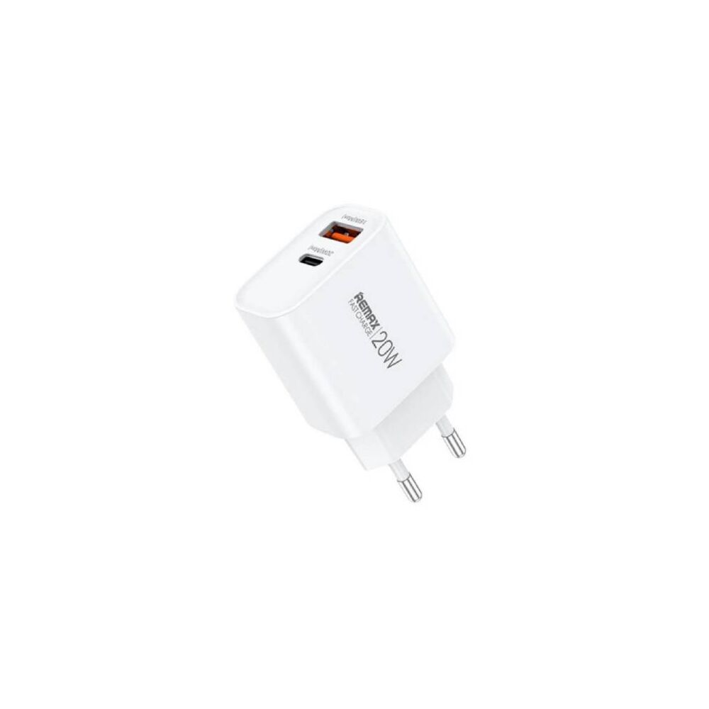 Remax Kućni punjač 1 x USB 3.0+1 x TIP C 20W Kiddy