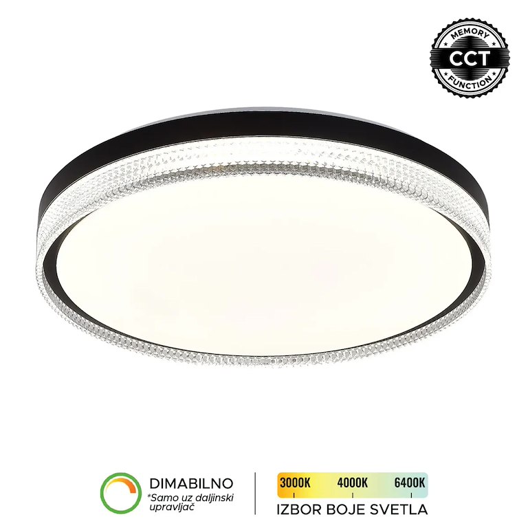 LED plafonjera LP-415-70R BK