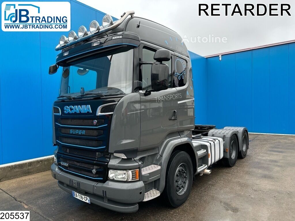 Scania R 580 EURO 6, 6x4, Retarder, Hub reduction tegljač