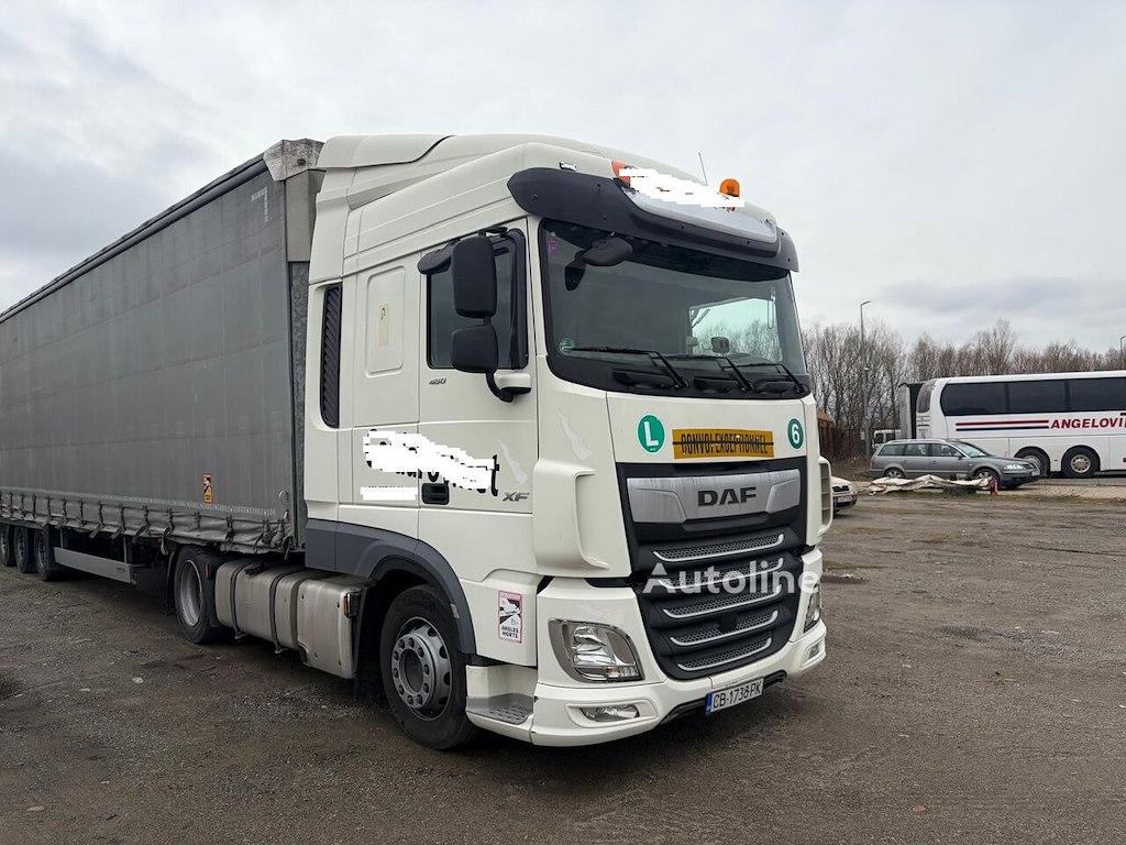 DAF XF 480 tegljač + poluprikolica sa kliznom ceradom