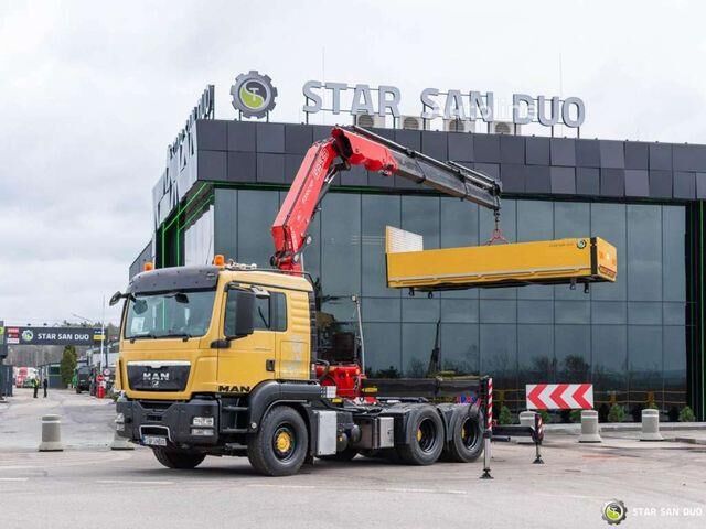 MAN TGS 26.440 6x4 FASSI F310CXP Crane Fifth Wheel tegljač